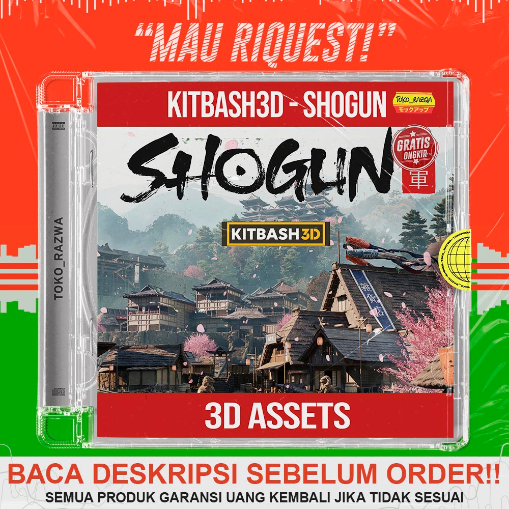 Jual 3D Assets - Kitbash3D - SHOGUN - 050623 | Shopee Indonesia