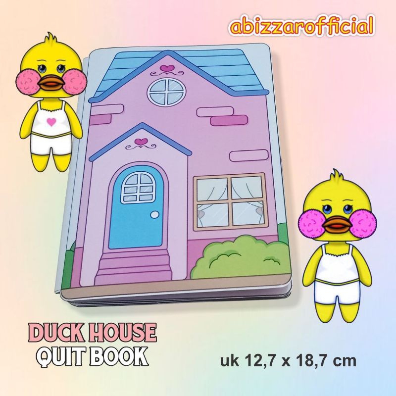 Jual DUCK HOUSE QUIET BOOK MAINAN EDUKASI ANAK PAPER BOOK BONGKAR ...