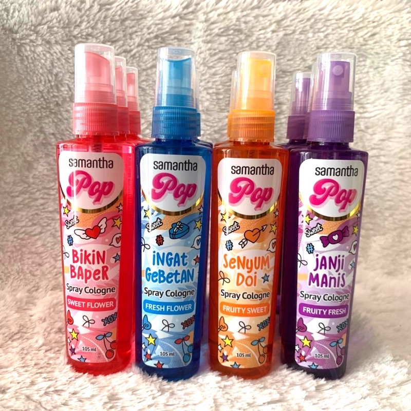 Jual Samantha Pop Spray Cologne 105ml Parfum | Shopee Indonesia