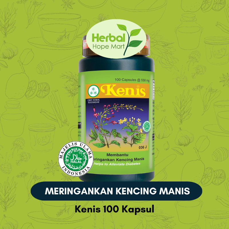 Jual Kenis - 100 Kapsul - Untuk Penderita Kencing Manis | Shopee Indonesia