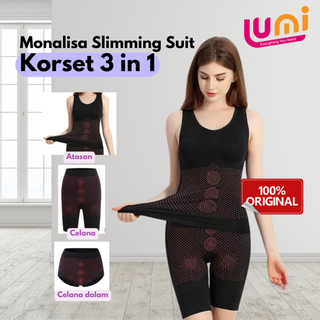 Jual Monalisa Slimming Suit Korset Pelangsing Perut Wanita Baju Pakaian ...