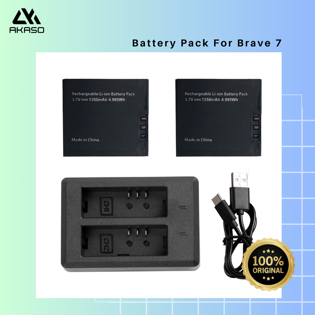 Jual Akaso Battery Kit | Shopee Indonesia