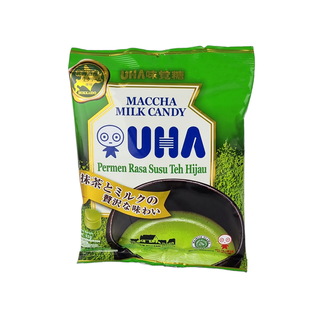 Jual UHA Milk Candy 42gr - Permen Rasa Susu Green Tea/Strawberry | Shopee Indonesia