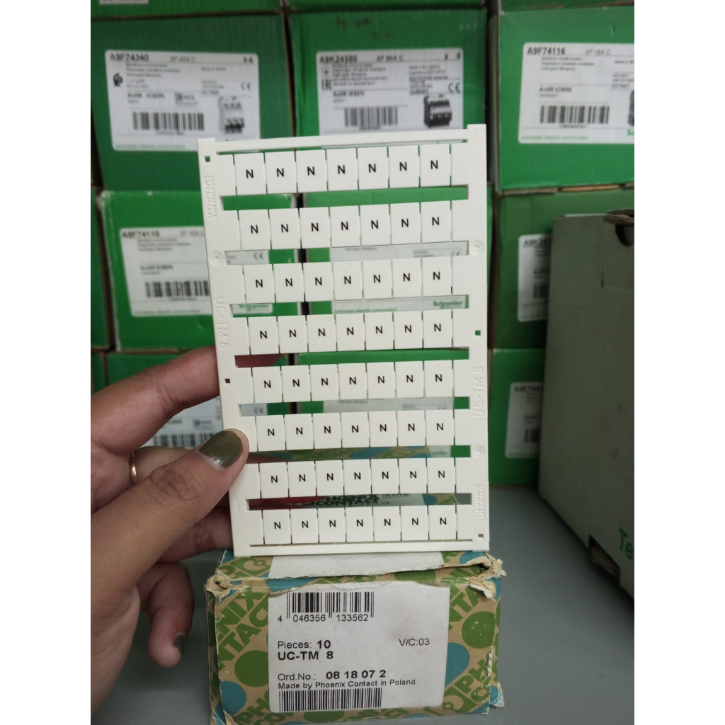 Jual PHOENIX CONTACT UC TM 8 Marker Strip HURUF N , L , E | Shopee ...