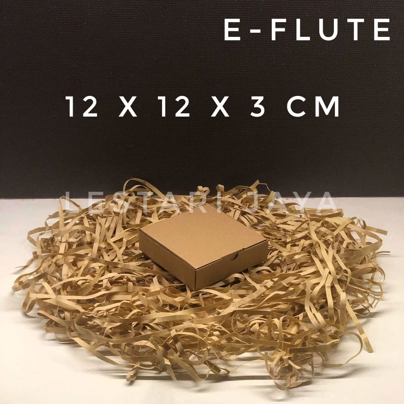 Jual Box Kardus E-Flute Coklat Untuk Packaging Olshop Sovenir Jam Kotak ...