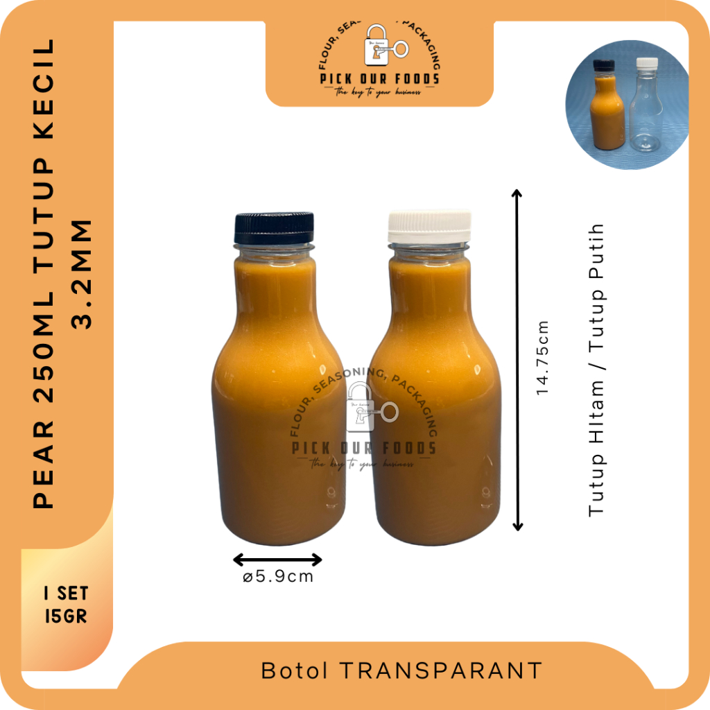 Jual Botol Plastik Pir 250ml / ALMOND 250 / CANTIK 350ML / BOTOL CABE ...