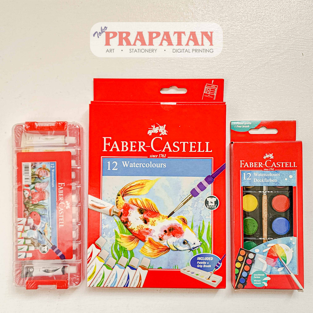 Jual Faber Castell Watercolor Set | Cat Air Set | Shopee Indonesia
