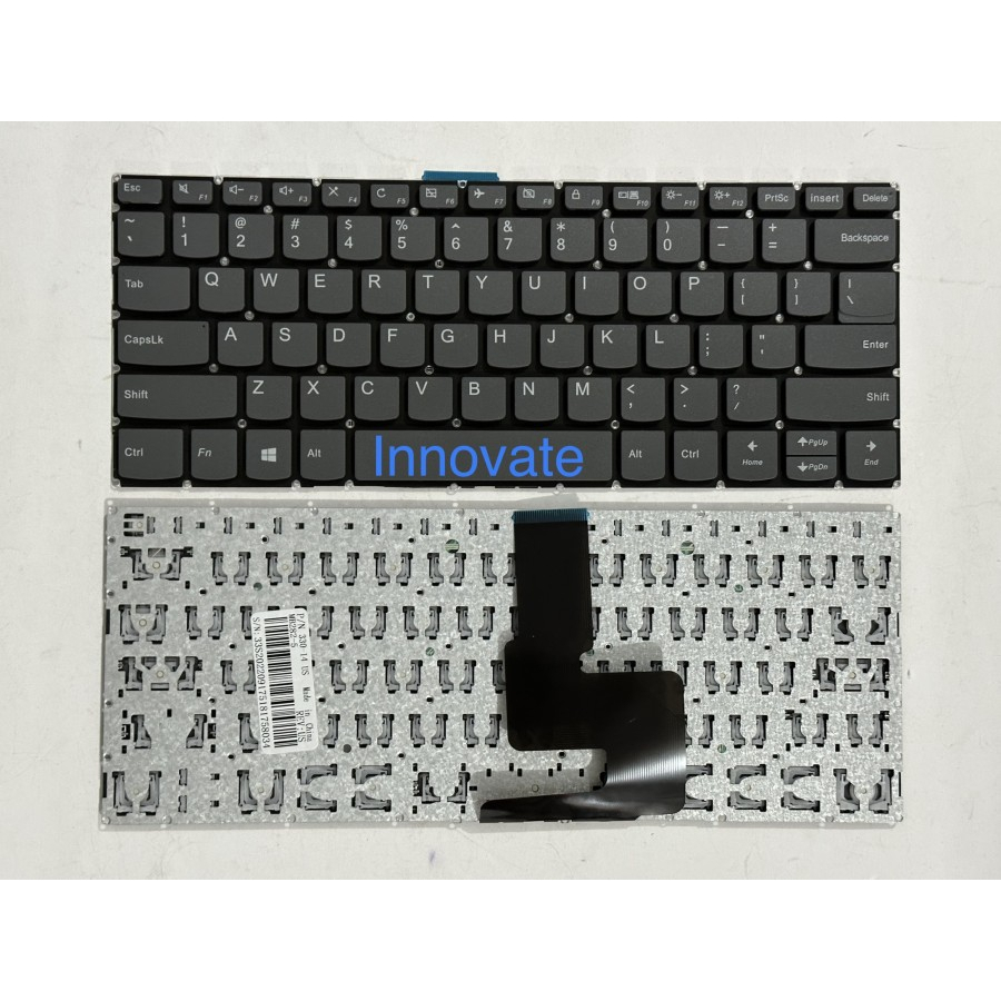 Jual keyboard lenovo 520 series 520-14isk tanpa tomnol power | Shopee ...