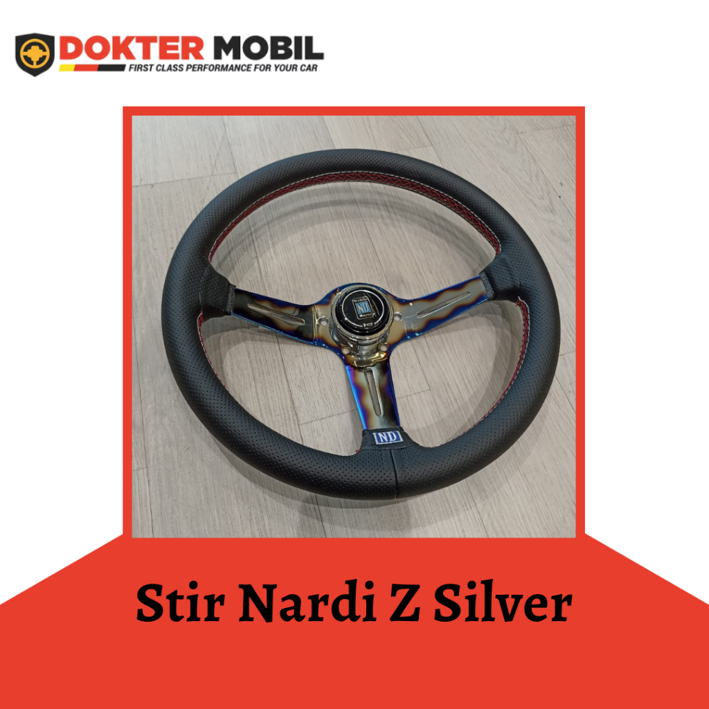 Jual Stir Mobil / Stir Nardi Burntype Zigzag (Silver) | Shopee Indonesia