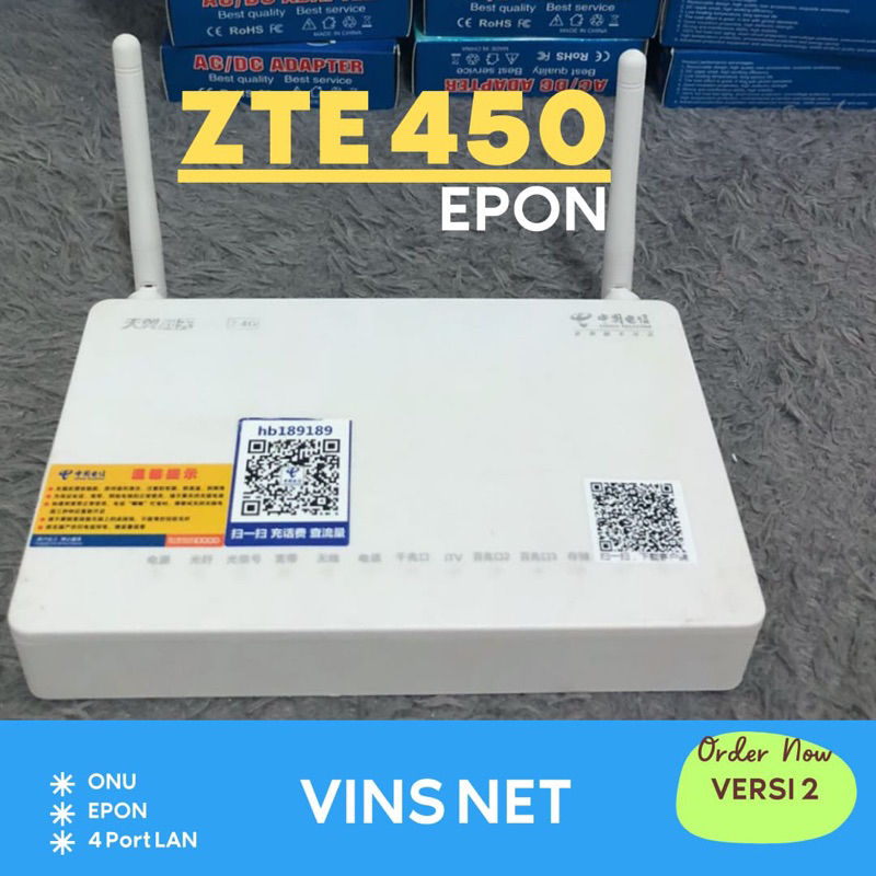 Jual ZTE F450 EPON (TANPA ADAPTOR) | Shopee Indonesia