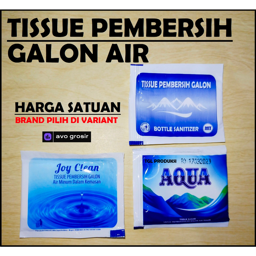 Jual Tissue pembersih galon tisu alkohol air minum galon | Shopee Indonesia