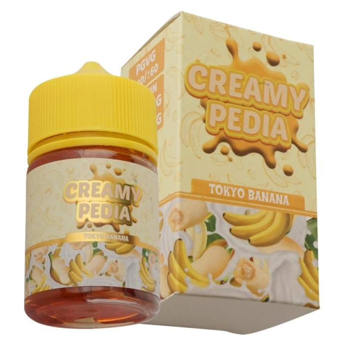 Jual LIQUID CREAMY PEDIA 60ML TOKYO BANANA CREAMYPEDIA | Shopee Indonesia