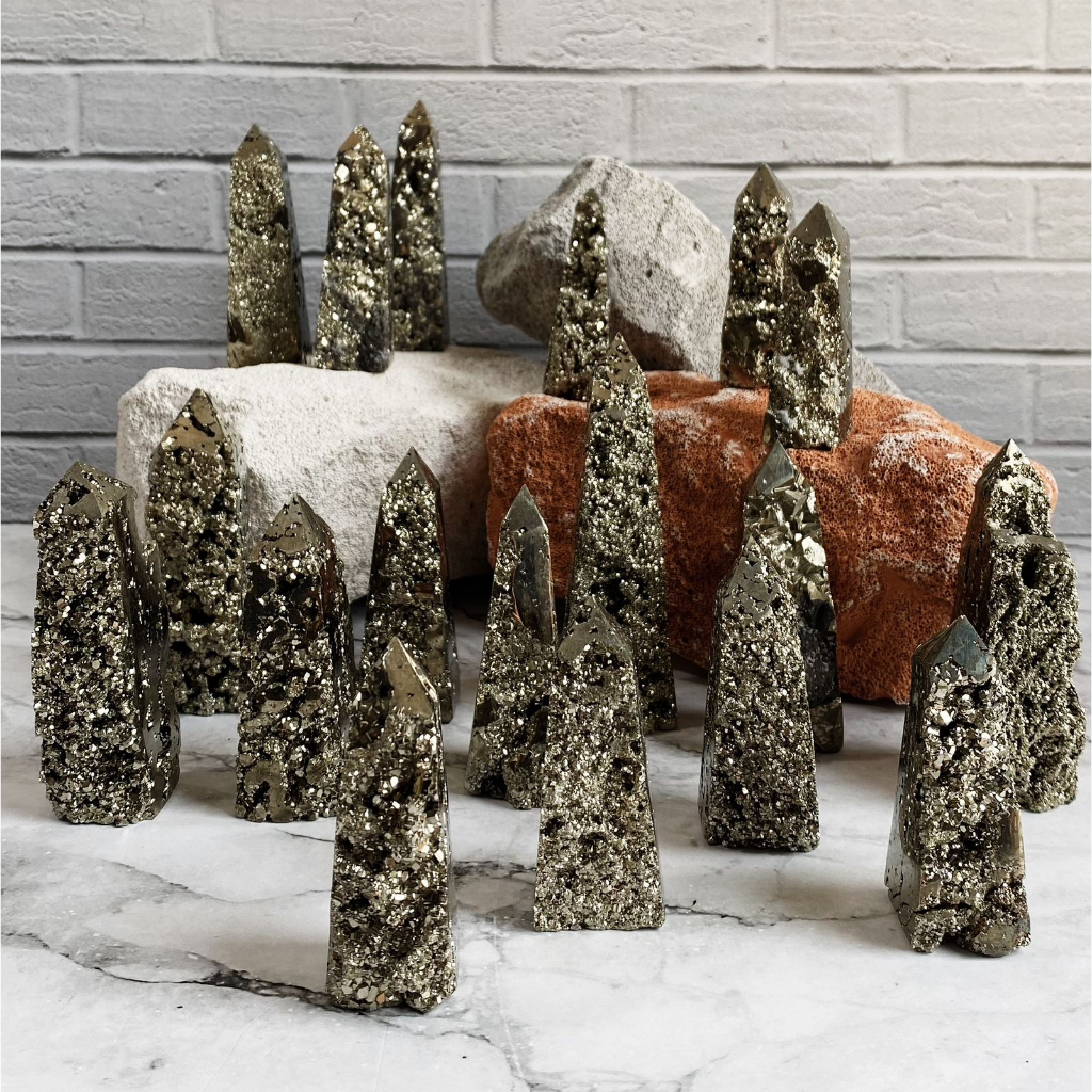 Jual peruvian pyrite natutal , natural crystal pyrite | Shopee Indonesia