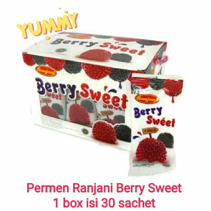 Jual permen jelly ranjani berry sweet. 1 box isi 30 bks | Shopee Indonesia