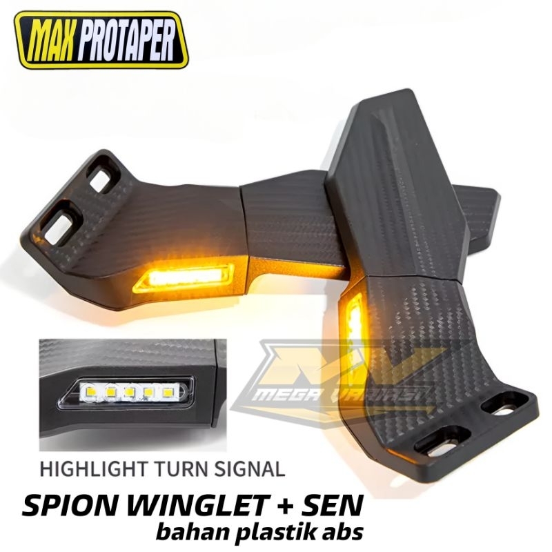 Jual SPION WINGLET SEN KACA SPION MODEL H2R SPION WINGLET JUMBO COCOK ...