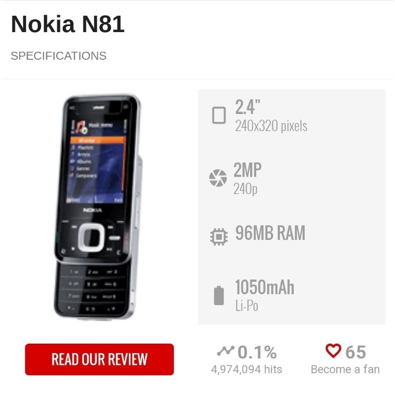 Jual NOKIA N81 8GB HP JADUL LANGKA UNIK DAN ANTIK HP NOSTALGIA HPNYA PARA KOLEKTOR 100% ORIGINAL ...