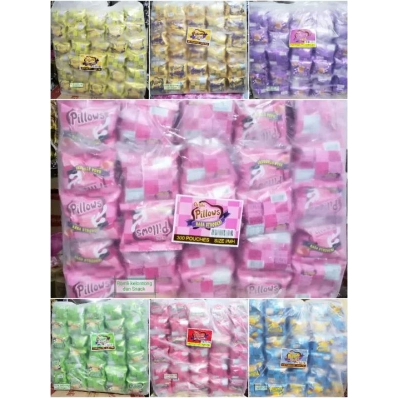 Jual Oishi Pillows Snack Pillow Renceng 1 Ball / Dus isi 15 Pak / 30 ...