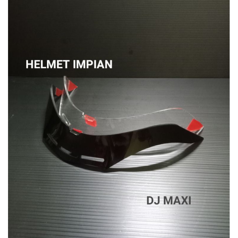 Jual SPOILER KYT DJ MAXI / SPOILER HELM KYT DJ MAXI / SPOILER HELM DJ ...
