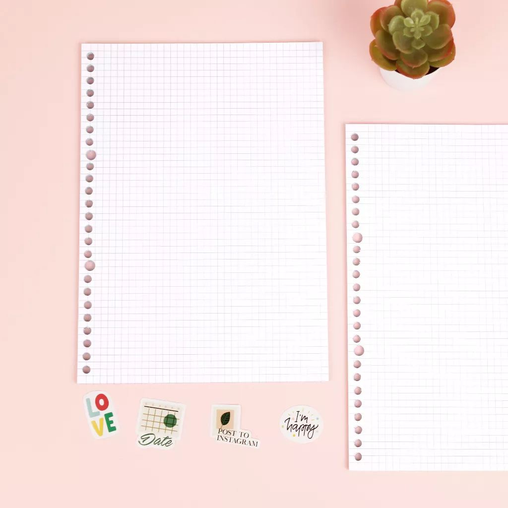 Jual Loose leaf A4 B5 A5 Isi 25 lembar Refill Kertas Binder Isi Binder Kertas File | Shopee ...