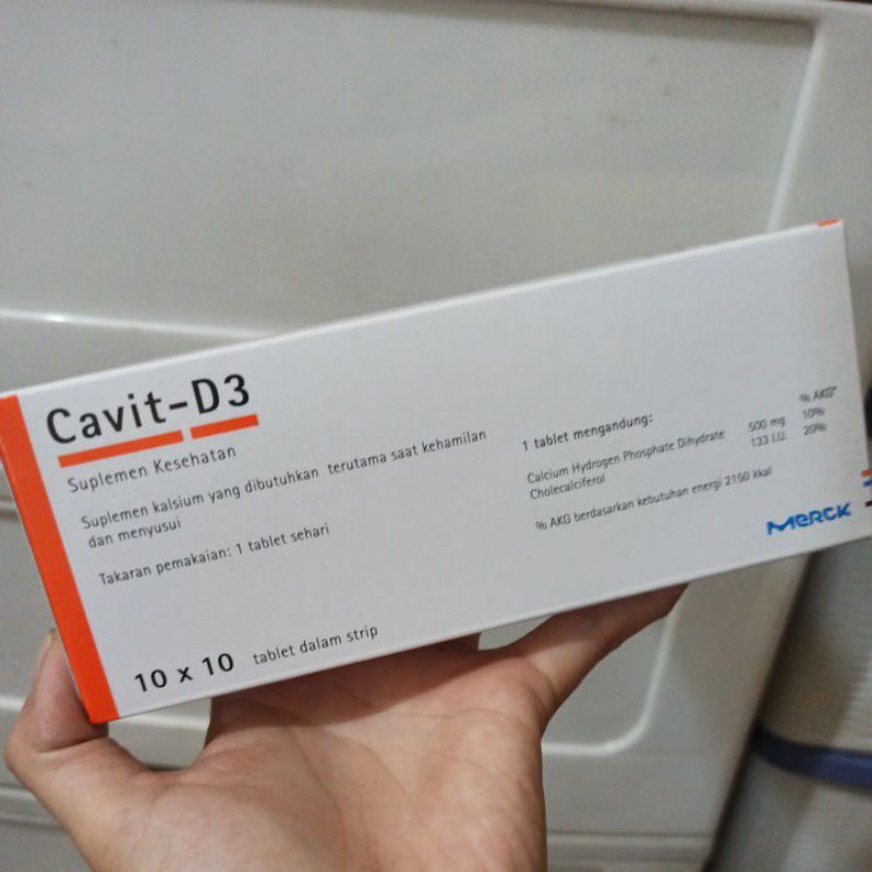 Jual Cavit-D3 Cavit D 3 strip 10 tablet suplemen kalsium dewasa hamil ...