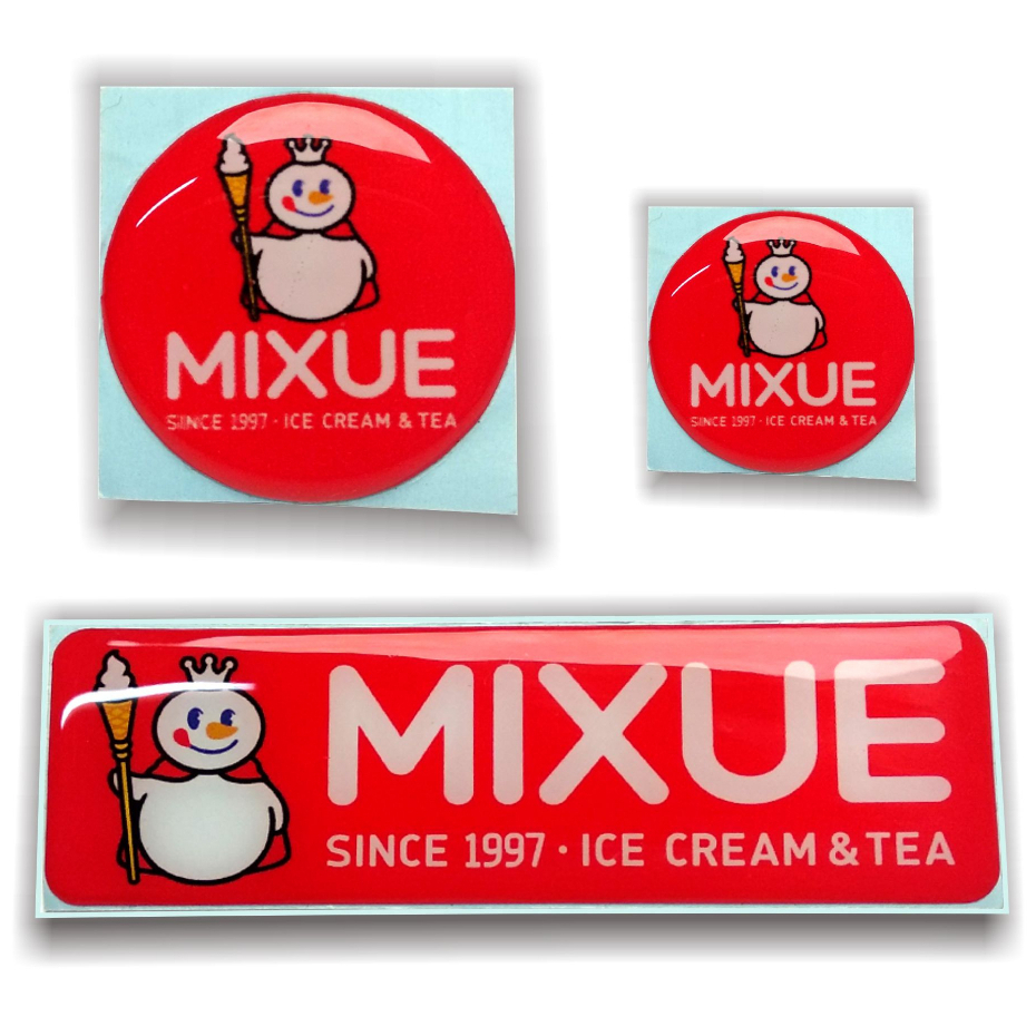 Jual Stiker MIXUE Stiker Timbul Lentur 3d | Shopee Indonesia