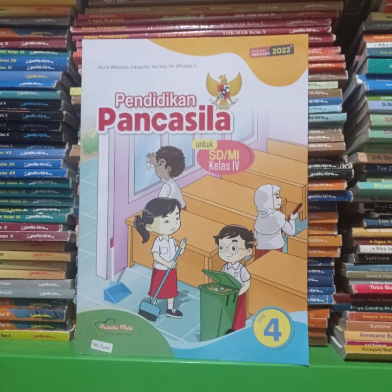 Jual buku kurikulum merdeka PENDIDIKAN PANCASILA UNTUK SD MI KELAS IV PUSTAKA MULIA | Shopee ...