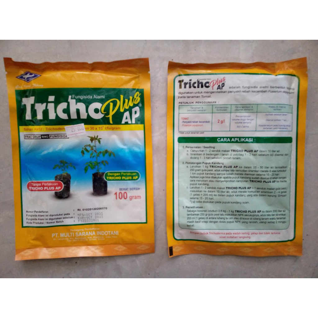 Jual Fungisida Tricho Plus AP 100gr | Shopee Indonesia