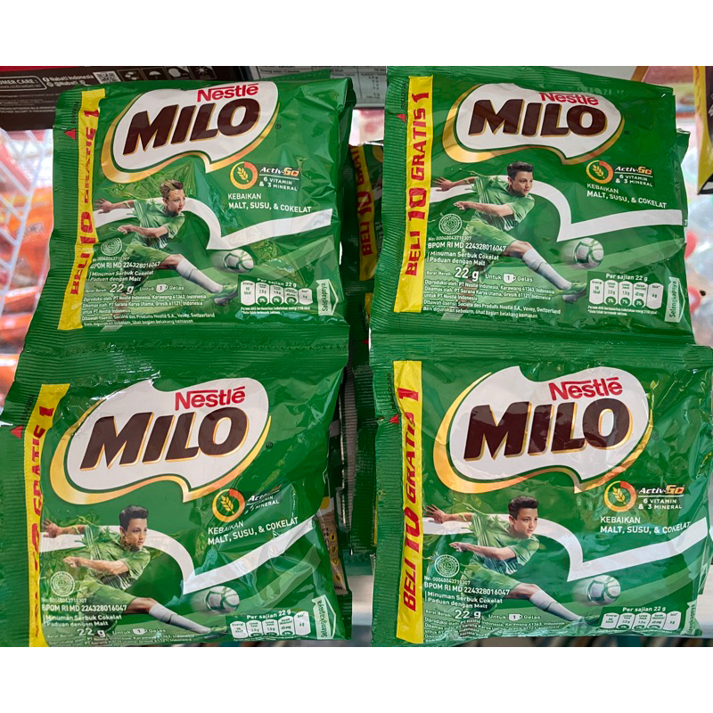 Jual Milo ActiveGo (1renceng isi 11sachet) | Shopee Indonesia