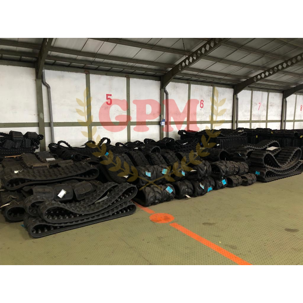 Jual Ban Rubber Track Excavator Hitachi UD Dumper Komatsu PC75 UU ...