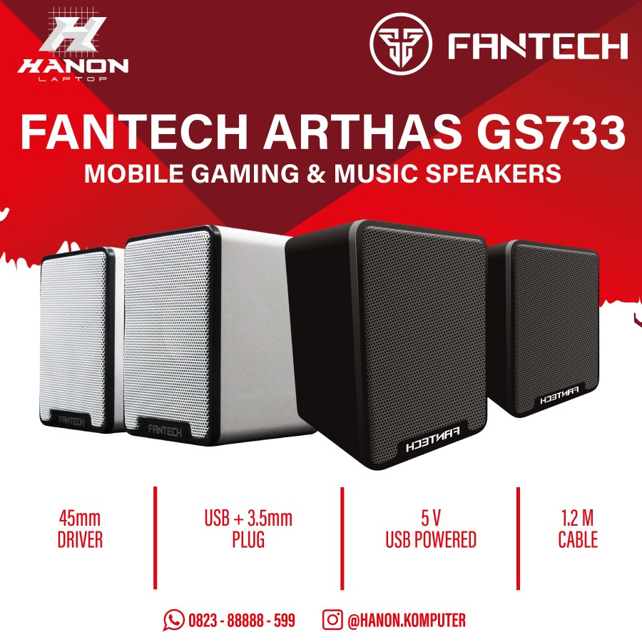 Jual Speaker Fantech Arthas Gs733 - Gaming Speaker Fantech | Shopee ...