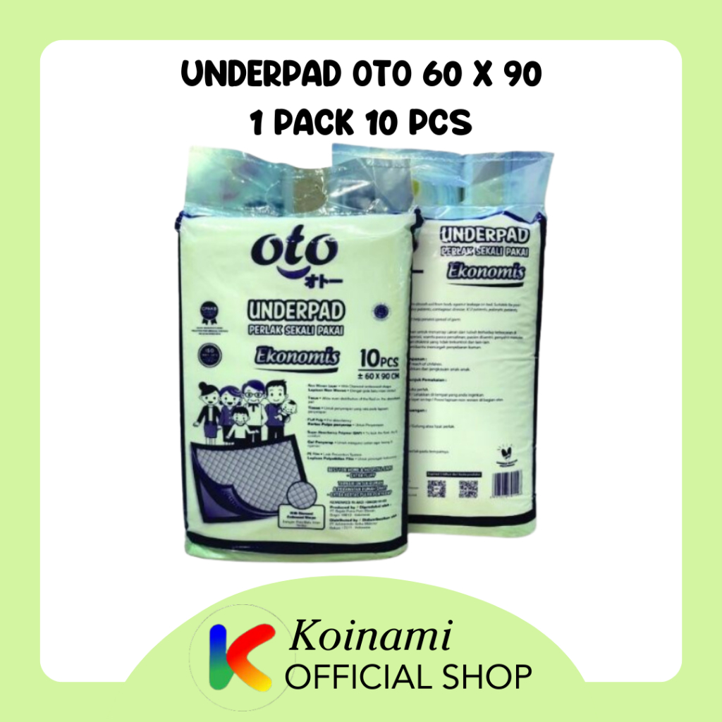 Jual Underpad OTO 60x90 1 Pack isi 10 pcs / Tatakan Kucing / Tatakan ...
