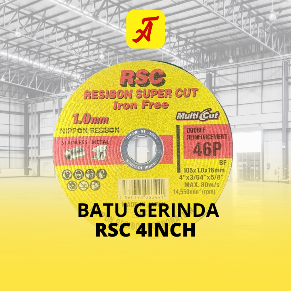 Jual BATU GERINDA NIPPON RESIBON RSC 4 INCH X 1MM | Shopee Indonesia