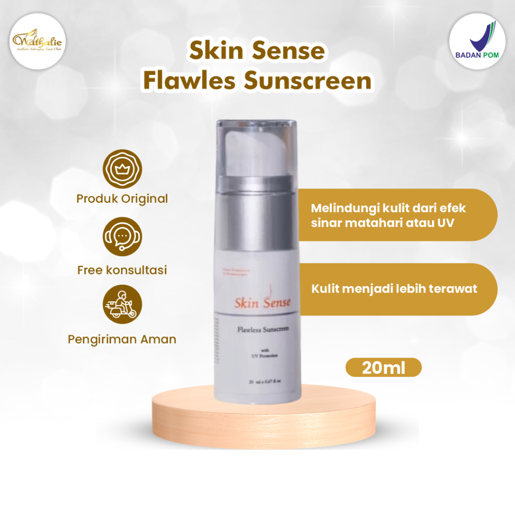 Jual Day Cream Skin Sense Flawles Sunscreen Ultimate Brightening Krim ...