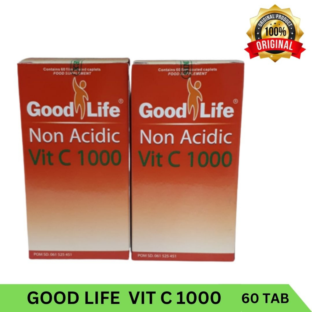 Jual Good Life Vit C 1000 Non Acidic - Botol isi 60 Tablet ...