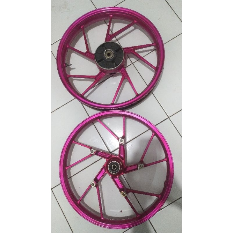 Jual Velg Satria FU Original copotan Repaint ungu violet | Shopee Indonesia