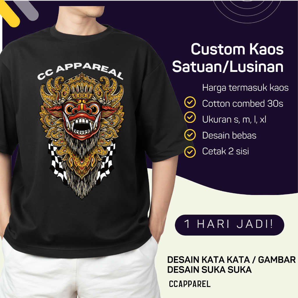 Jual [NEW] CUSTOM KAOS SATUAN SABLON DESAIN SUKA SUKA // DESAIN BAJU FOTO // KAOS KATA KATA ...