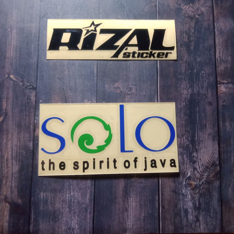 Jual STICKER SOLO THE SPIRIT OF JAVA CUTTING STICKER | Shopee Indonesia