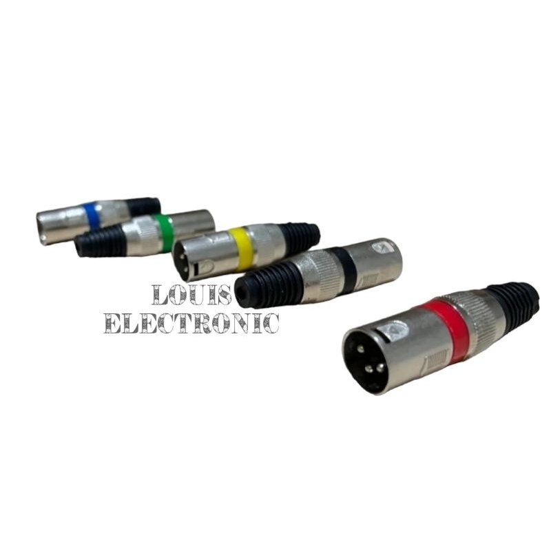 Jual Jack Canon XLR Male Jeck Canon Jantan Jec Jek XLR ( 1 Pcs ...