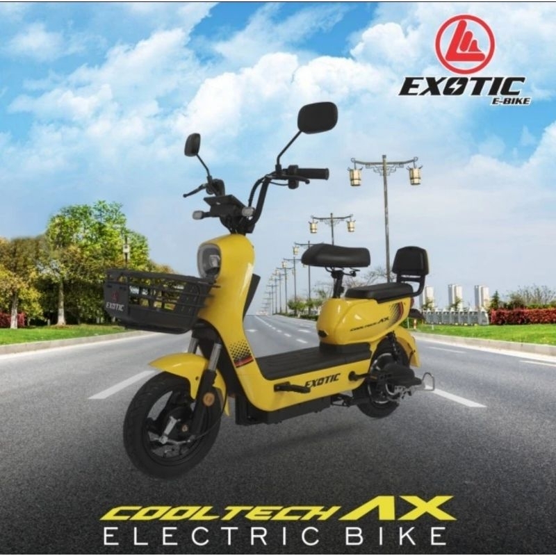 Jual Sepeda Listrik Exotic Cooltech AX 48V 12AH 500Watt Elektrik Bike ...