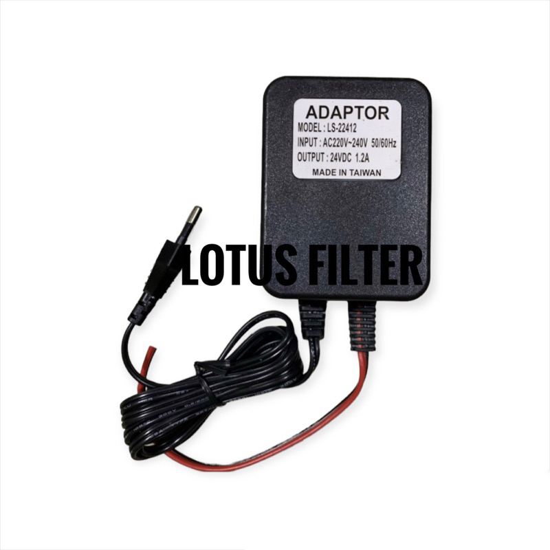 Jual Adaptor Pompa RO 24v 1.2 A / Adaptor Booster Pump 24v Taiwan ...