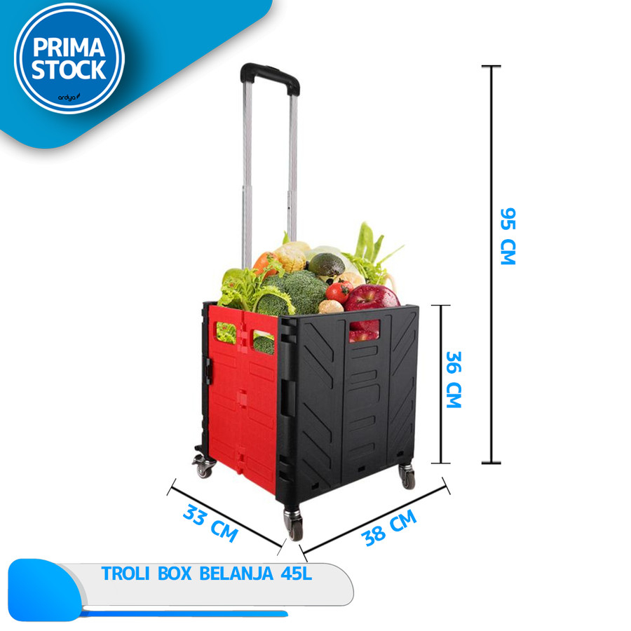 Jual TROLI LIPAT PET STROLLER BOX KOTAK DUDUK BELANJA 4 RODA DOG ANJING ...