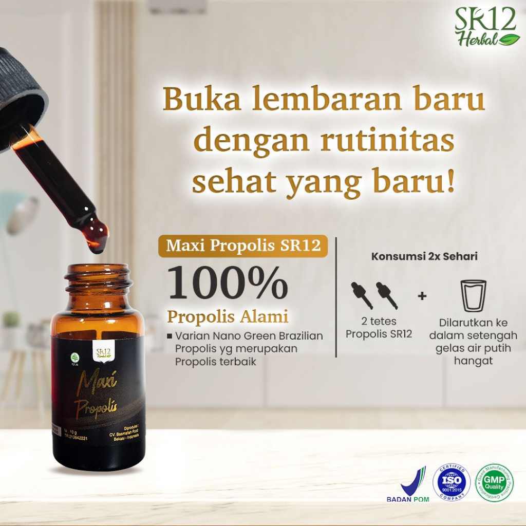Jual MAXI PROPOLIS SR12 // UNTUK DAYA TAHAN TUBUH, ANTI PERADANGAN DAN ANTI KANKER | Shopee ...