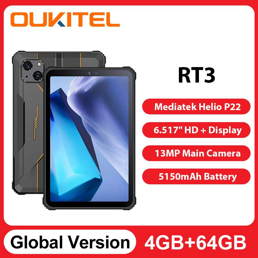 Jual Oukitel RT3 Mini Rugged Tablet 8 Inch HD+ 4GB+64GB 5150mAh Octa ...