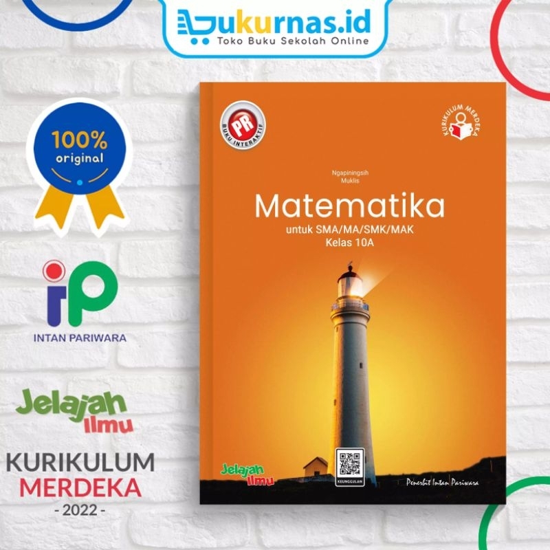 Jual Buku lks pr interaktif matematika wajib kelas X, 10 semester 1 tahun 2023 kurikulum merdeka ...