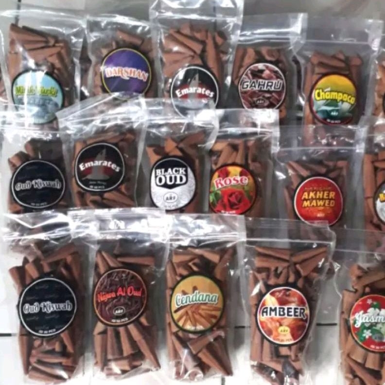 Jual Bukhur Buhur Kerucut ARF Brands isi 50 Pcs Dupa Tumpeng Pengharum ...