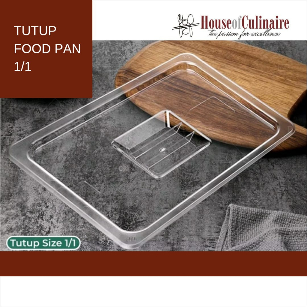 Jual Tutup Food pan Polycarbonate 1/1 Tutup Cover Gastronom PC Plastik ...