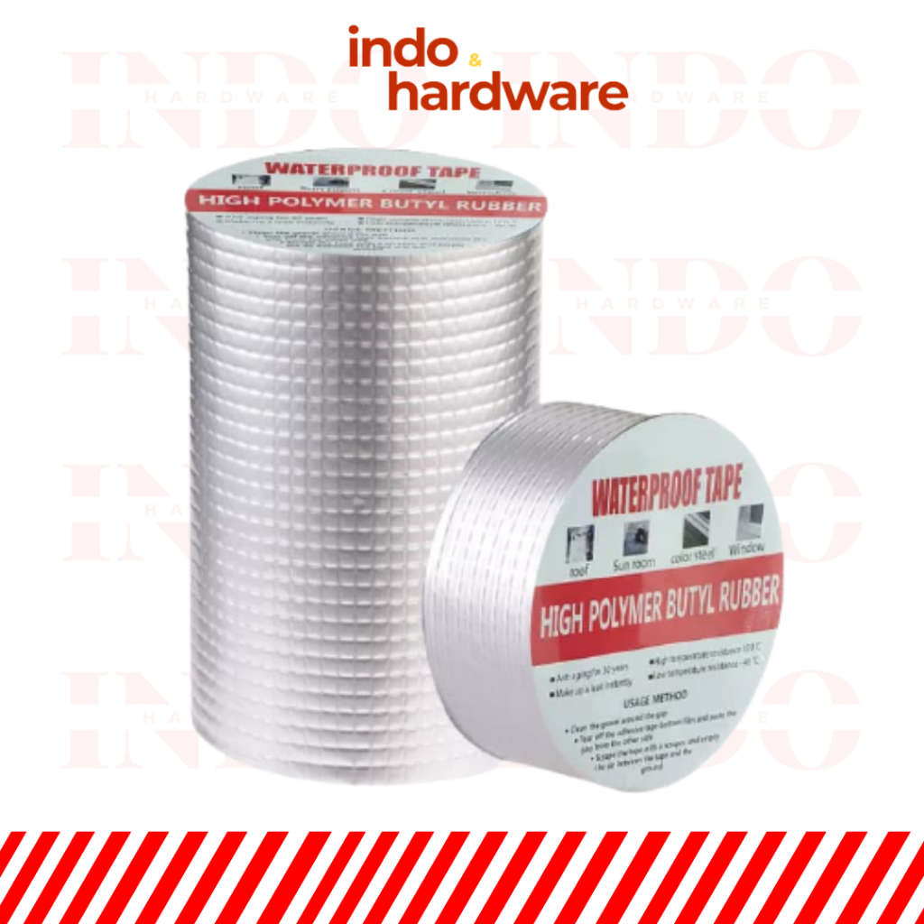 Jual Lakban Anti Bocor Aluminium Foil Waterproof Tape Perekat Anti Air Tahan Panas Untuk Tambal ...