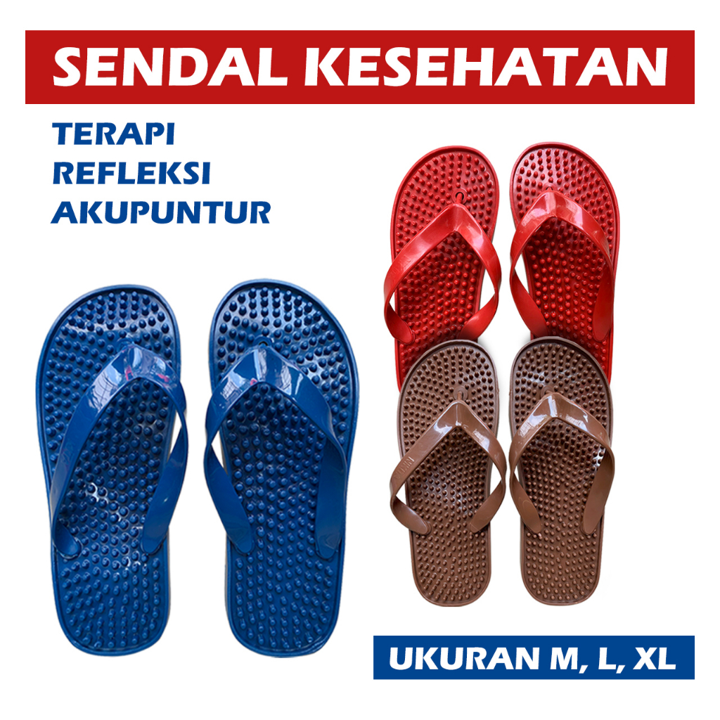 Jual OJIO - Sandal Pijat Refleksi Sandal Jepit Kesehatan - Sandal ...