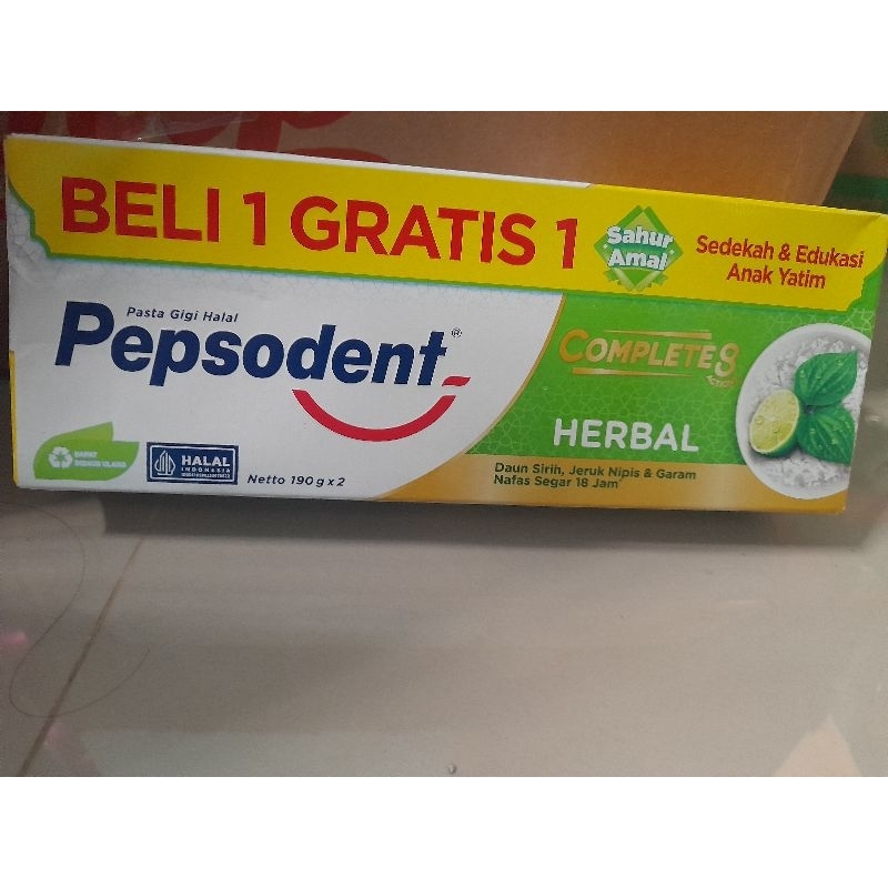 Jual pepsodent herbal 190gr x 2pcs | Shopee Indonesia