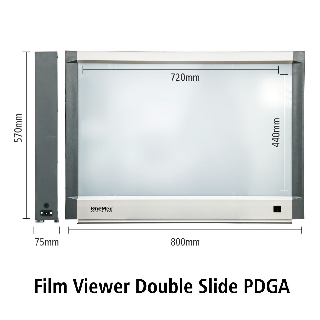 Jual (READY) Film Viewer Double Slide Onemed X-Ray/Lampu Baca rontgen ...